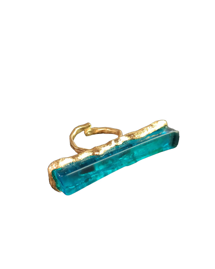 Star ring with resin stone – Neofilia